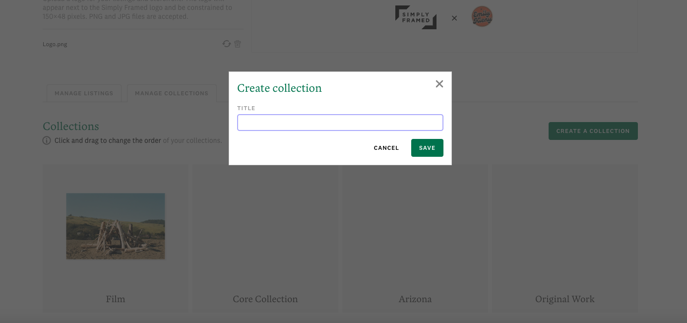 How to Organize and Manage Your Storefront Collections – Simply Framed ...